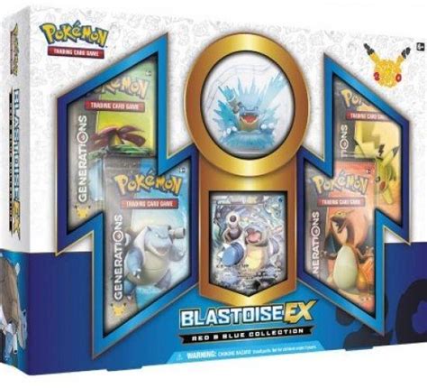 Pokemon 20th Anniversary Blastoise Ex Box Generation Booster Packs
