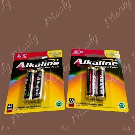 Jual BATERAI ABC ALKALINE AA AAA ISI 6 PCS ISI 2 PCS 1 5 V Shopee Indonesia