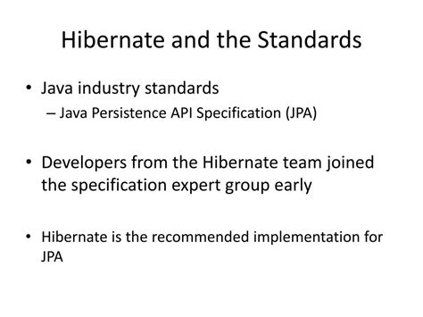 Ppt An Introduction To Objectrelational Persistence And Hibernate