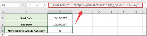 How To Count Networkdays Between Two Dates Including Saturday In Excel