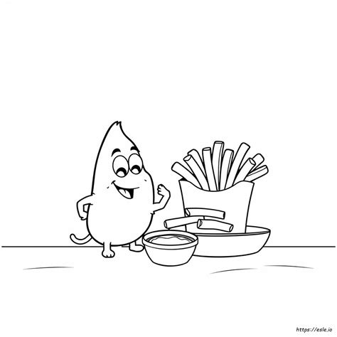 Chip És Potato Színezők