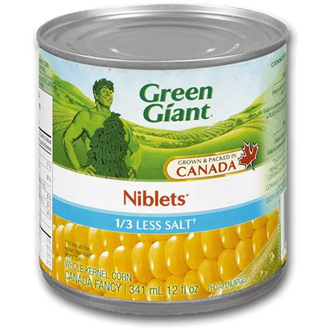 Low Salt Niblets Whole Kernel Corn Green Giant Canada