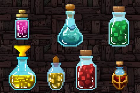 Free Pixel Art Potion Pack Animated By Karsiori