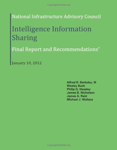 Intelligence Information Sharing Final Report And Recommendations