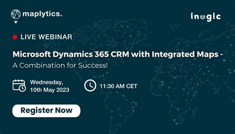 inogic on linkedin webinar dynamics365crm maps locationintelligence