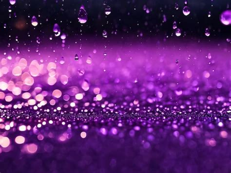 Premium Photo Raindrops On Glass For Purple Backdrop Rainy Fall