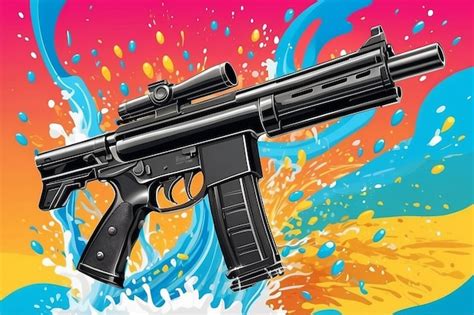 Premium Photo Amazing Thailand Songkran Festival With Gun On Water