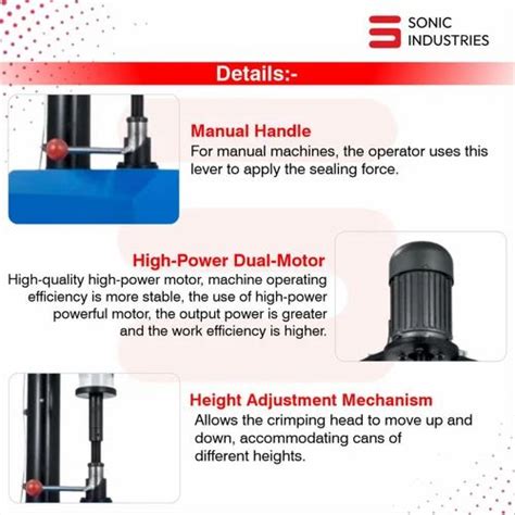 Sonic Industries Portable Tin Capper Machine Capacity 500 Can Hour At