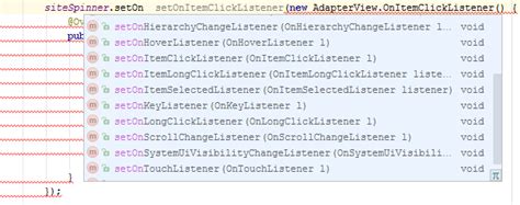 Why Does Android Studio Code Completion Display Methods Which Are Not Valid For The Object