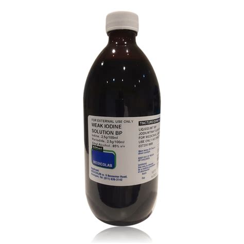 Weak Iodine Solution Bp Medicolab
