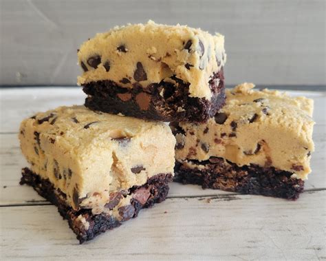 Chocolate Chip Cookie Dough Brownies The Baking Coach