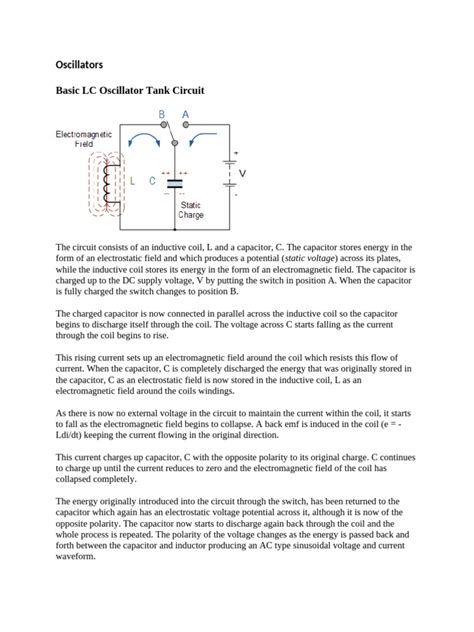 Oscillators Pdf Inductor Capacitor