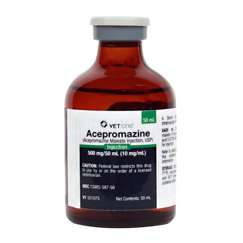 Acepromazine Maleate Injection Is Used For Sedation Tranquilization
