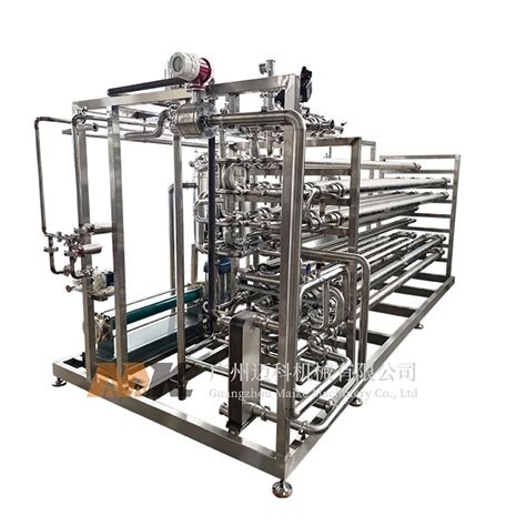 High Temperature Tubular Type Uht Sterilizing Machine Jam Uht Sterilization Plant Stainless