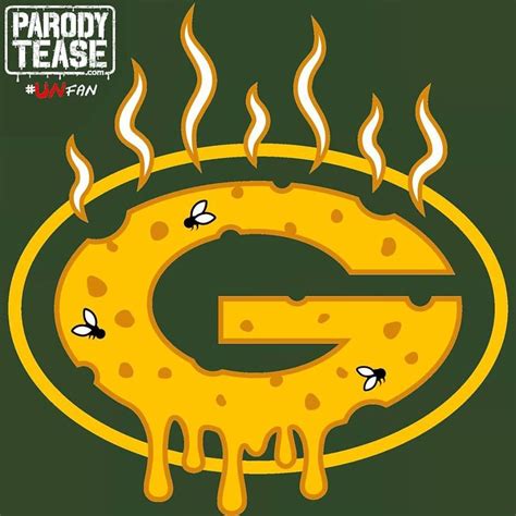 Green Bay Packers Funny Parody Logo Packers Cheeseheads Dabears