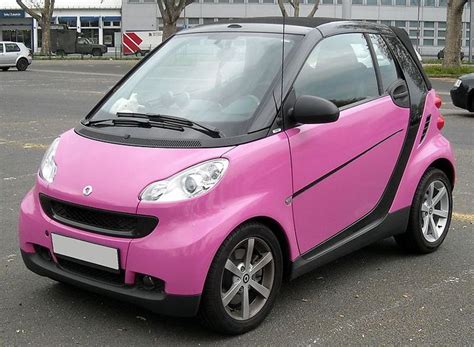 Pink Mercedes Smart Fortwo