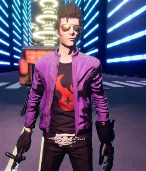 Strikes Again No More Heroes Travis Touchdown Purple Jacket Jackets Expert