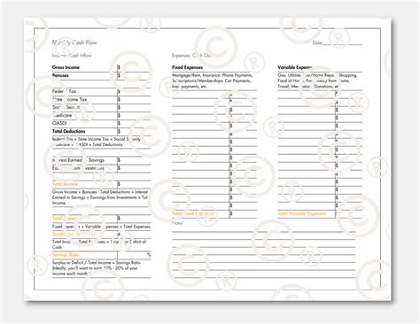 Monthly Cash Flow Statement Etsy