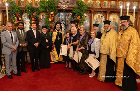 The Archbishop Of Australia Honoured Four Teachers From The Greek