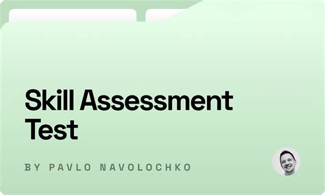 Skill Assessment Test Figma