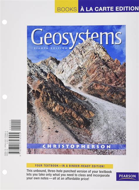Geosystems An Introduction To Physical Geography Books A La Carte