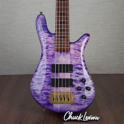 Spector Usa Ns5 5 String Bass Guitar Ultra Violet 629 Reverb