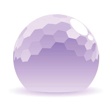 Purple Hexagonal Pattern Is Covering This Abstract Sphere 48455832