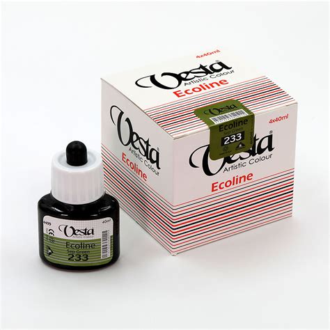 Ecoline Colour Box 4x40ml 4 Same Colours