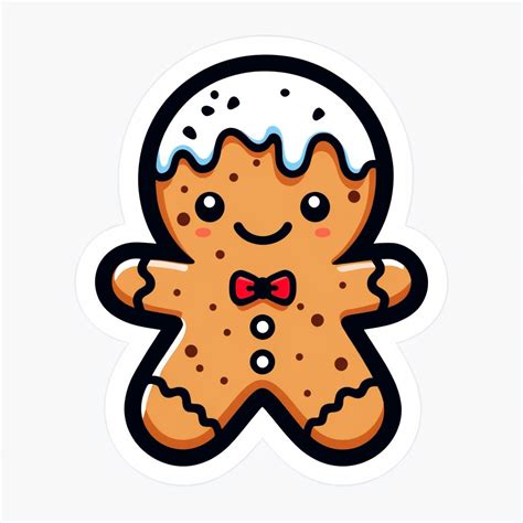 Cute Gingerbread Cartoon