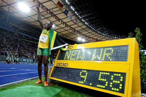 What Are Usain Bolts Records At Olympic Track And Field 100m 200m