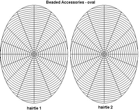 Printable Rosette Beading Graph Paper