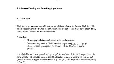 Chapter 8 Advanced Sorting Algorithms In Data Structures Lomoar