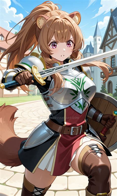 Raphtalia Practicing Sword Fighting By Joeren On Deviantart