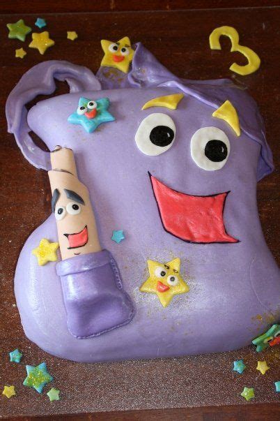 Dorabackpack Cake Dora Backpack Dora Custom Cakes
