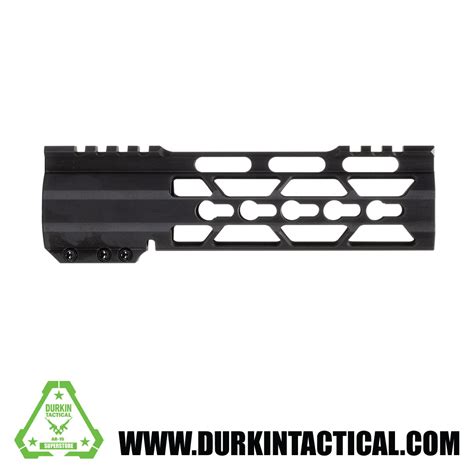7″ Ar15 Slim Free Float Keymod Handguard Clamp On Durkin Tactical