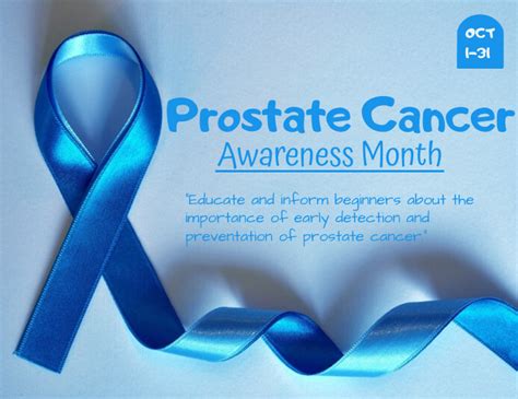 Prostate Cancer Awareness Template Postermywall