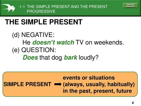 Ppt Preview 1 1 The Simple Present And The Present Progressive Powerpoint Presentation Id