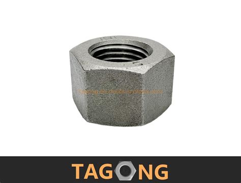 Plain Class 8 M68 High Strength Thick Nuts Hexagon Nuts Uni 5587