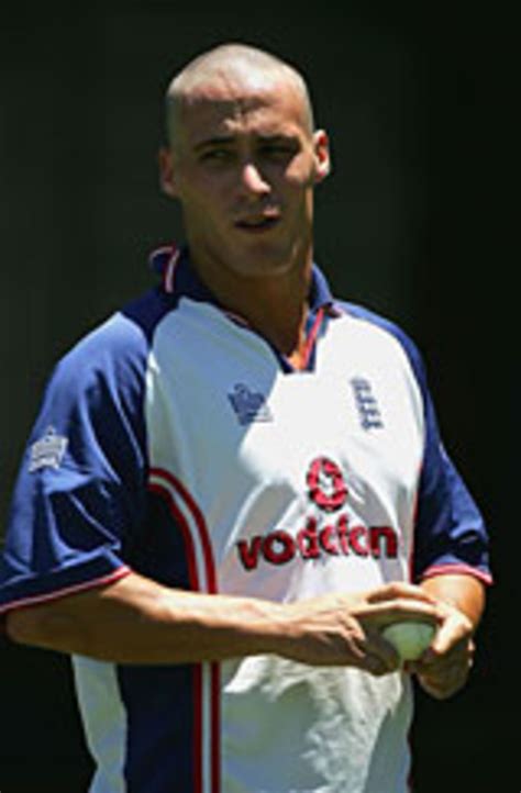 Simon Jones During A Practice Session