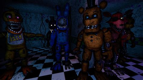 Fnaf 2 Withered Animatronics Poster By Martinfbs On Deviantart