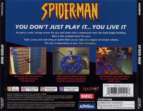 Spider Man 2000 Box Cover Art Mobygames