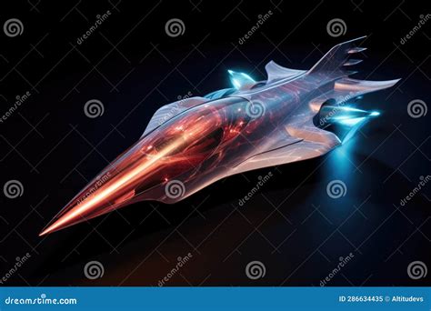 Advanced Materials Used In Hypersonic Craft Stock Illustration Illustration Of Generative