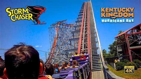 2022 Storm Chaser Roller Coaster On Ride Back Seat 4k Pov Kentucky