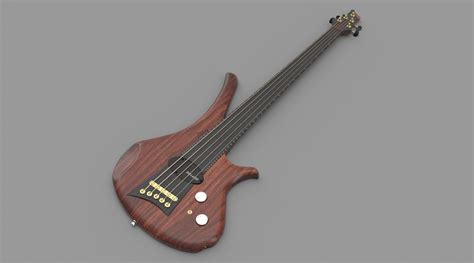 Diva 5 Strings Bass modèle 3D 79 fbx ma obj Free3D