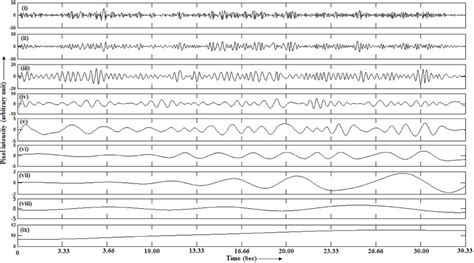 Imfs Obtained By Applying The Emd Method On The Ddw Data At The Center