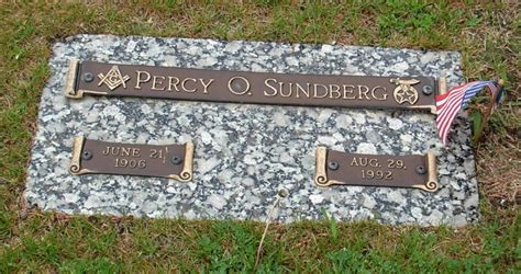 Percy Oscar Sundberg 1906 1992 Find A Grave Memorial