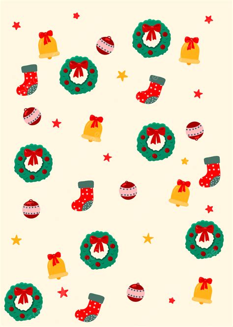 Christmas Background With Bells Christmas Background Vector Christmas