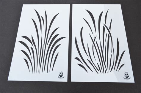 Grass Camo Stencils 2 Designs Camo Stencils For Your Camouflage