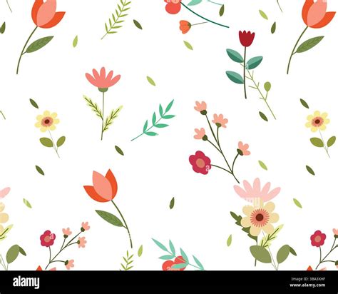 Flower Petals Pattern Beautiful Stock Vector Images Alamy