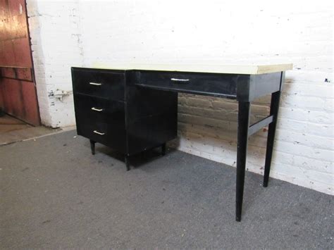 1980s Style Black And White Desk For Sale At 1stdibs